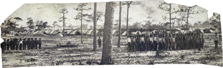 Confederate camp—Photograph showing 9th Miss. Confederate soldiers at ...